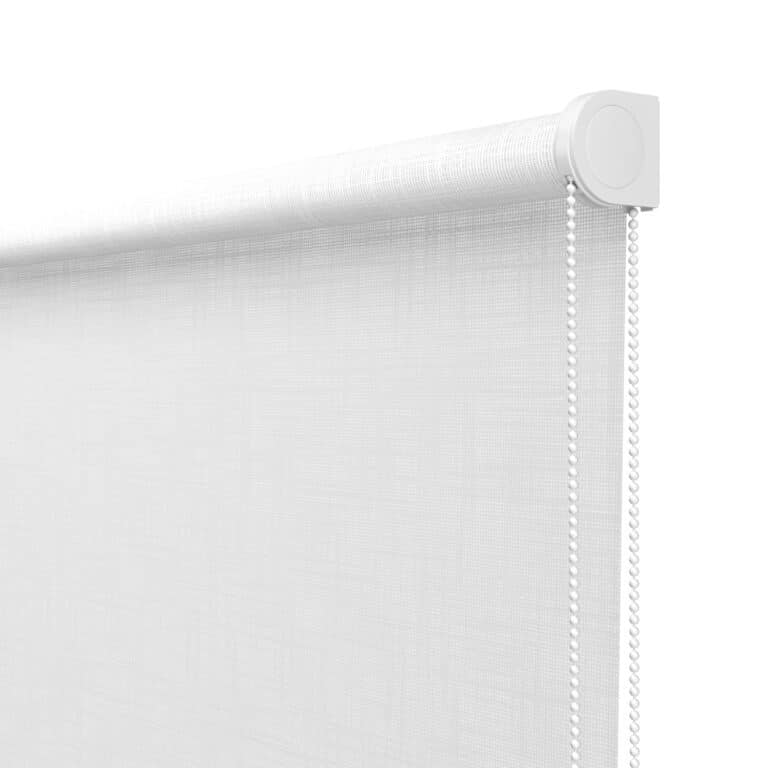 Transparant rolgordijn wit RT010 - Zaaam